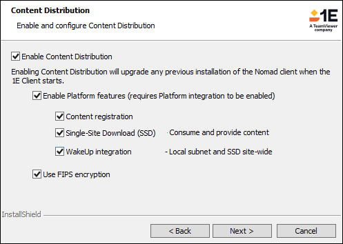 Deploying 1E Client on Windows