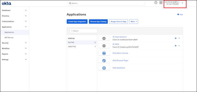 Okta Applications